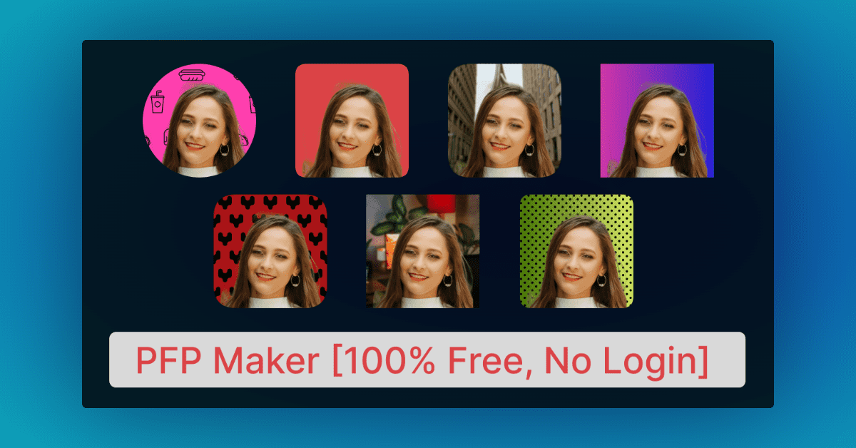 Profile Pic Maker - 100% Free, No Login, Privacy Friendly